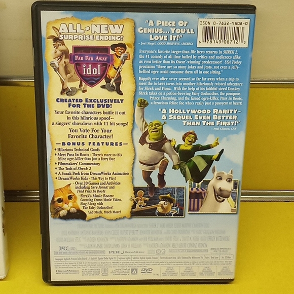 Dreamworks | Toys | Dreamworks Shrek And Shrek 2 Wide Screen Cds | Poshmark